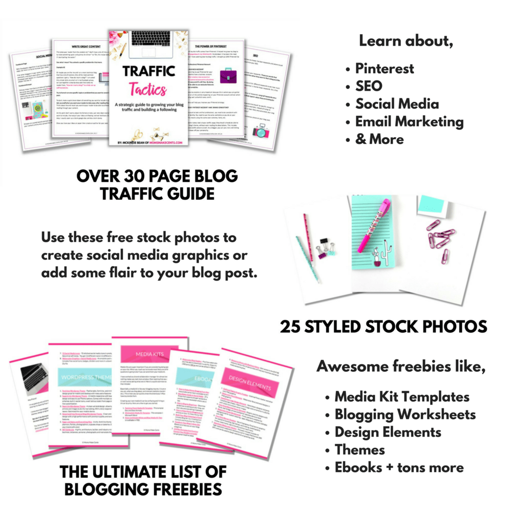 Blogging Newbs Freebies - Moms Make Cents